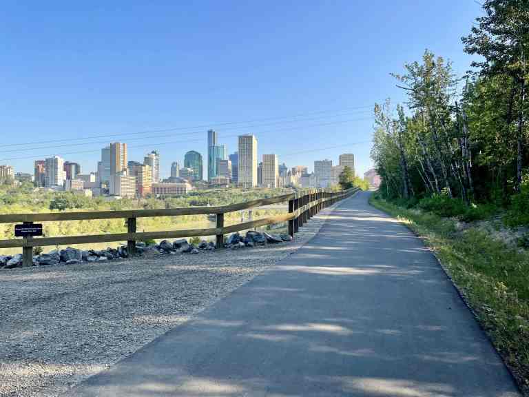 Biking in Edmonton: The Beautiful River Valley Trails - Out & Across