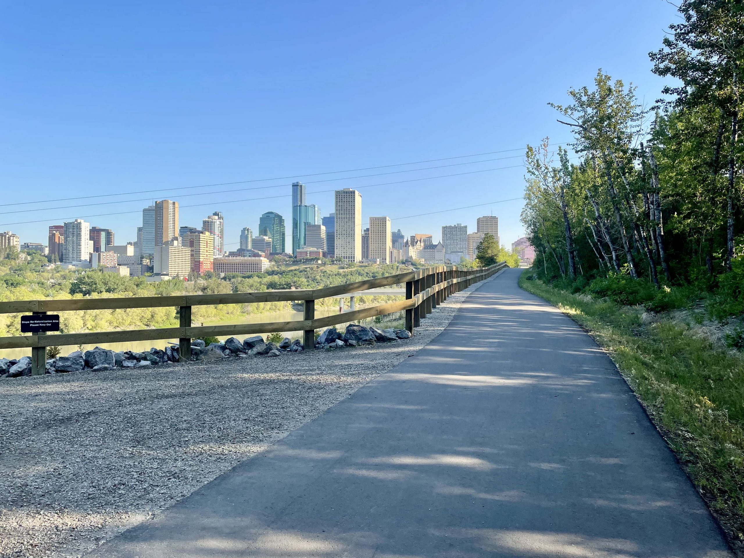 Biking in Edmonton: The Beautiful River Valley Trails - Out & Across