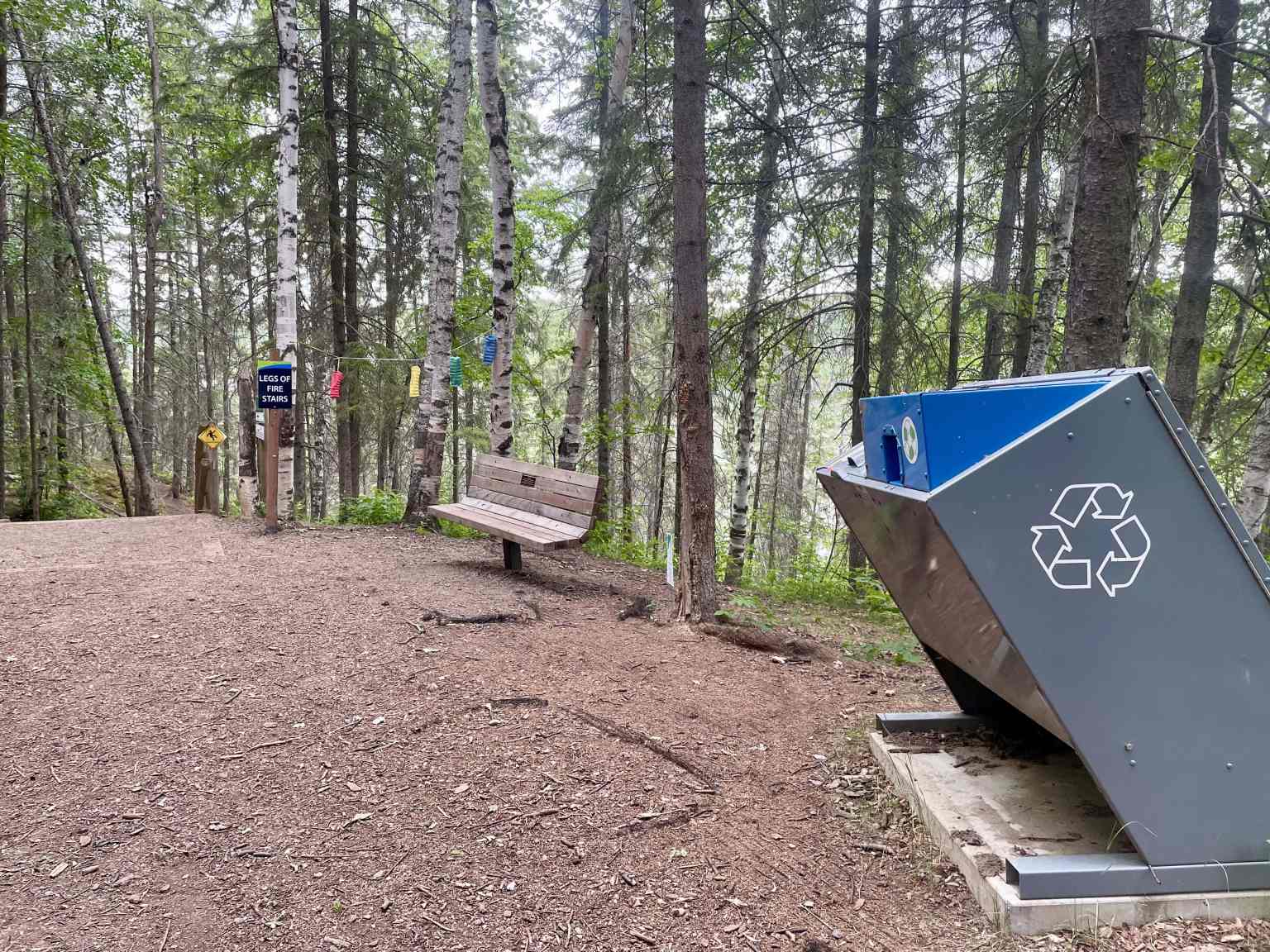 Devon River Valley Trail Near Edmonton, Alberta - Out & Across
