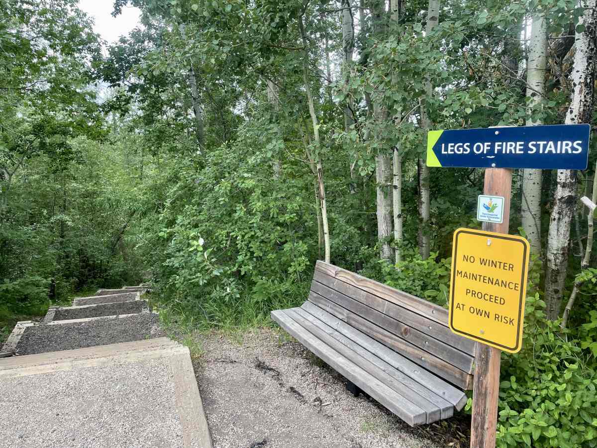 Devon River Valley Trail Near Edmonton, Alberta - Out & Across