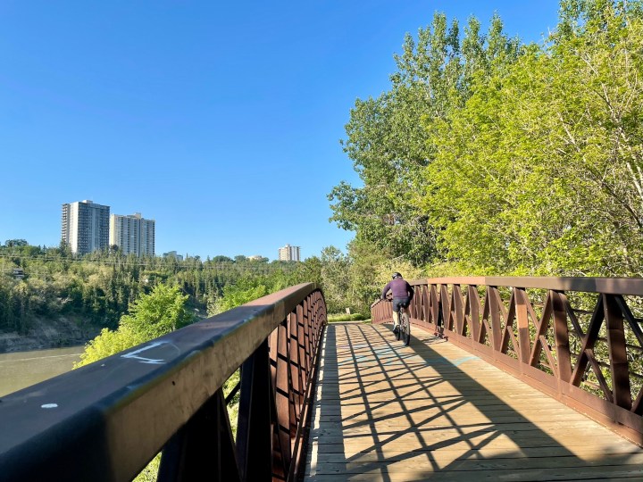 Biking in Edmonton: The Beautiful River Valley Trails - Out & Across