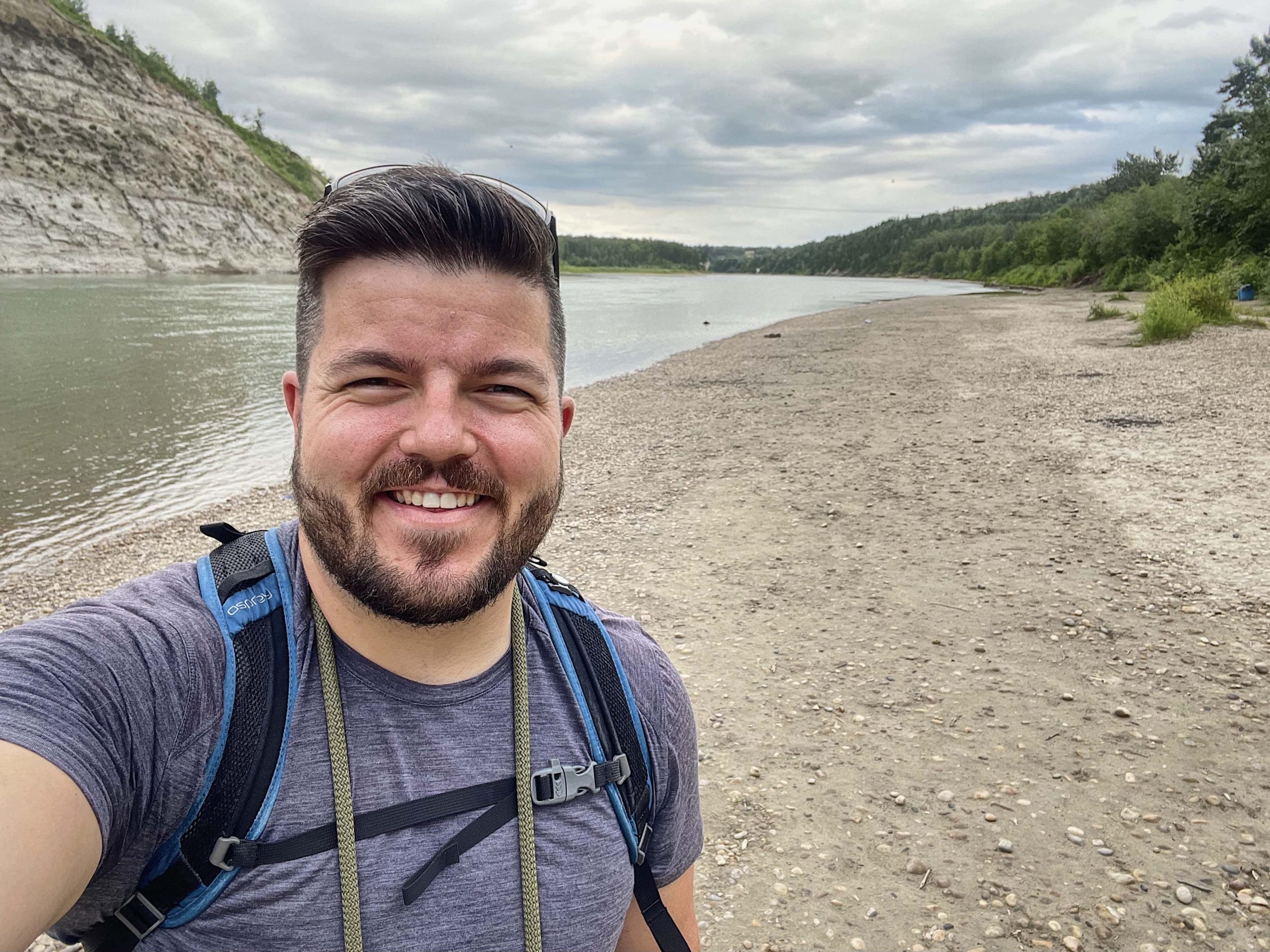 Devon River Valley Trail Near Edmonton, Alberta - Out & Across