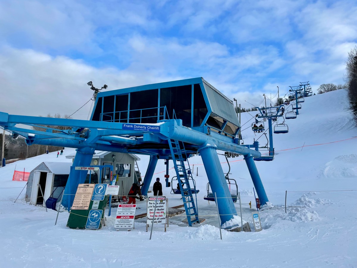 Ski Poley Mountain Near Sussex in New Brunswick - Out & Across