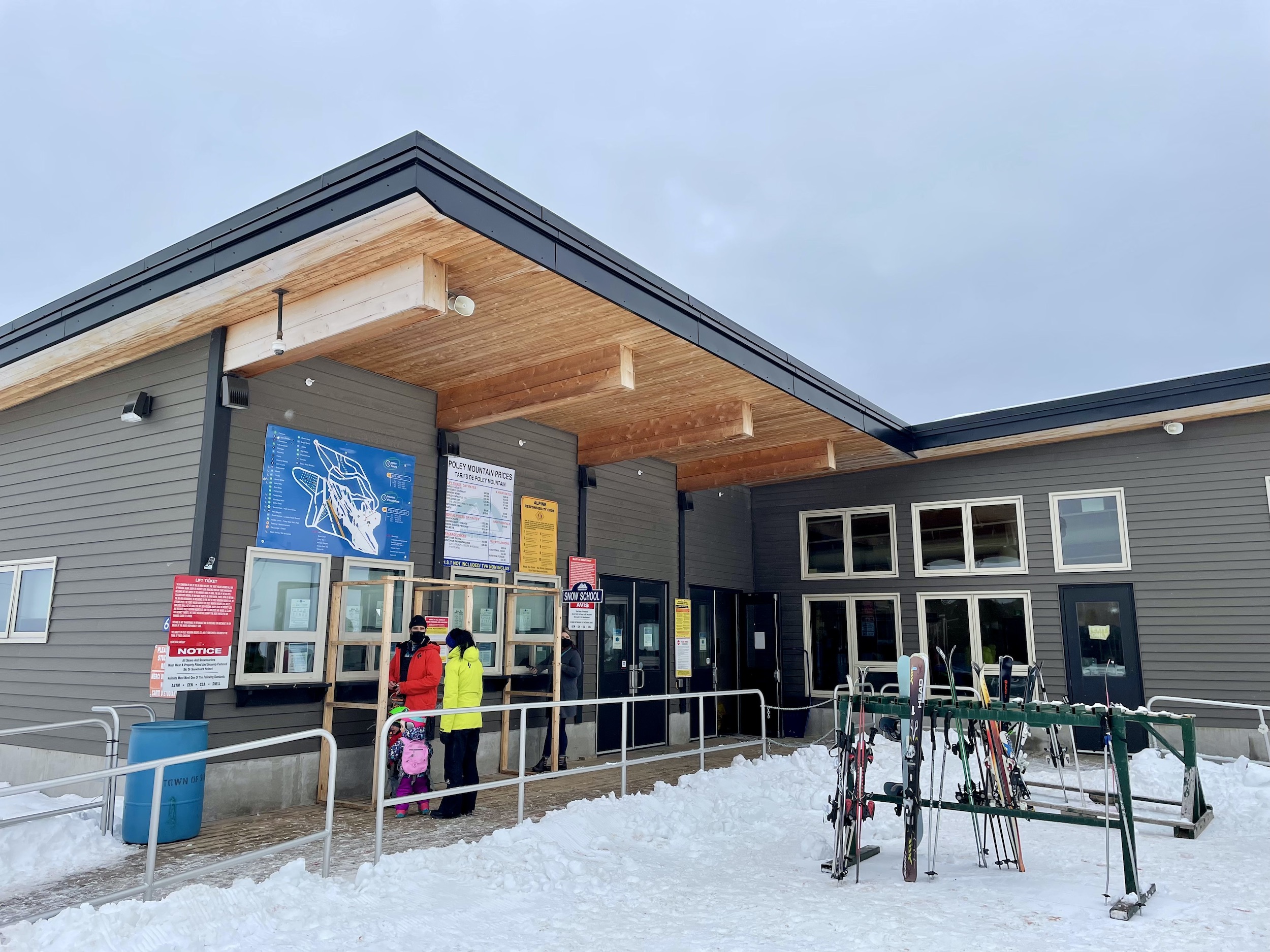 Ski Poley Mountain Near Sussex in New Brunswick - Out & Across