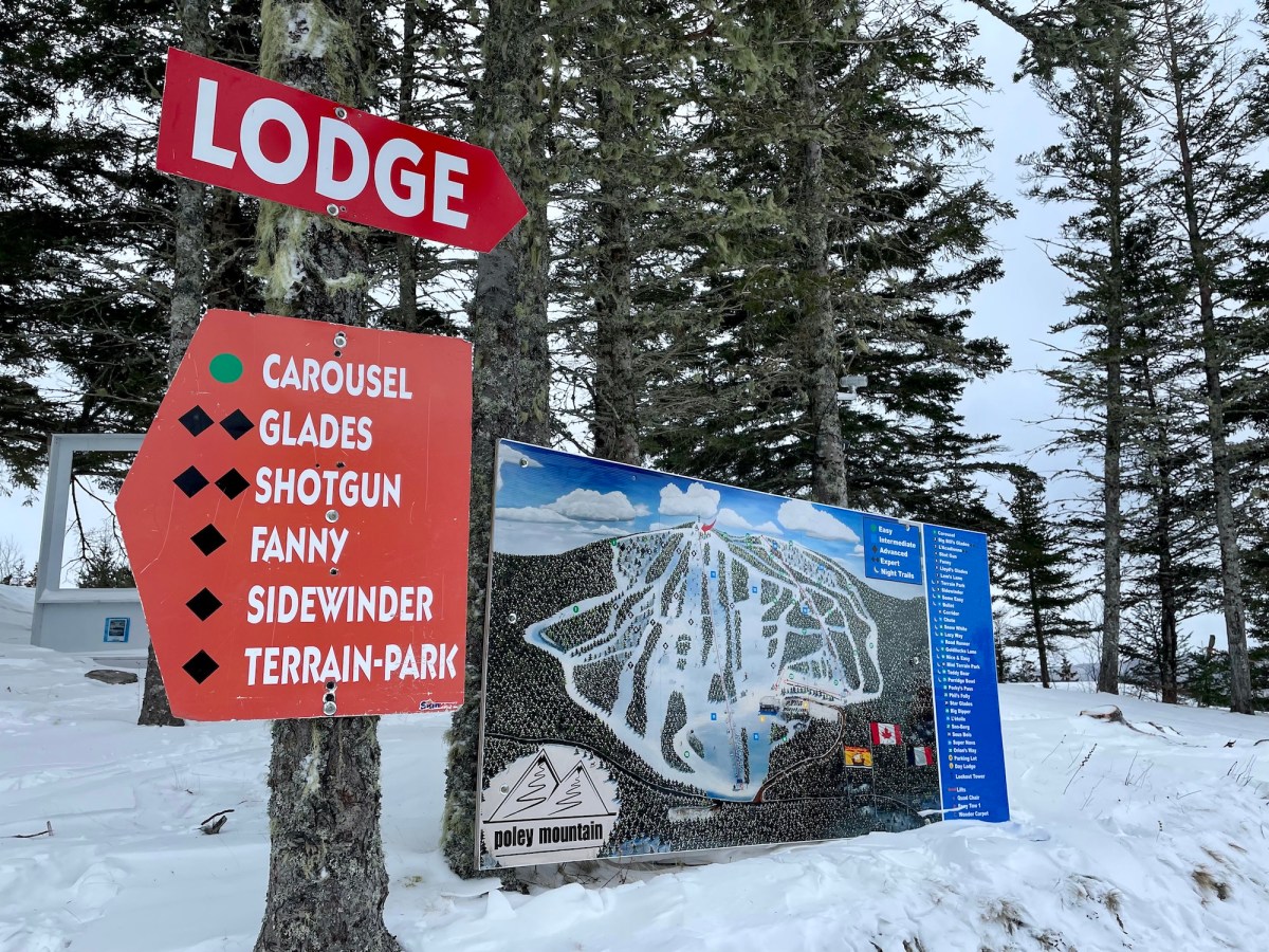 Ski Poley Mountain Near Sussex in New Brunswick - Out & Across