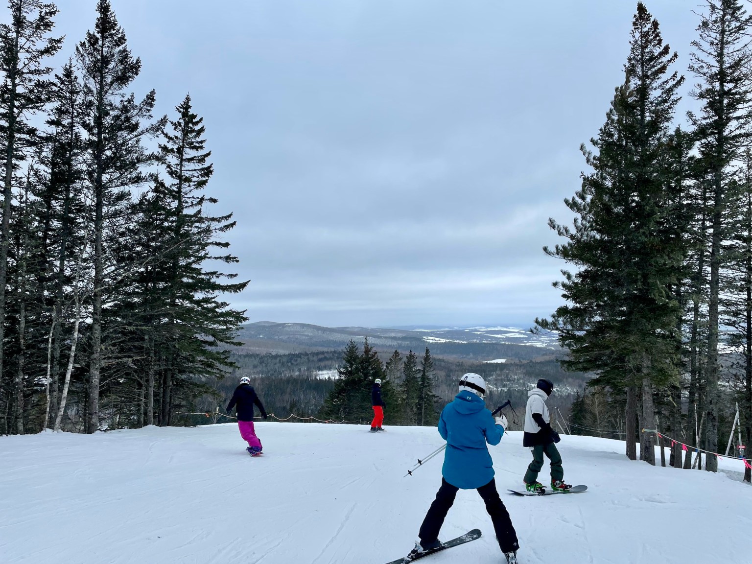 Ski Poley Mountain Near Sussex in New Brunswick - Out & Across