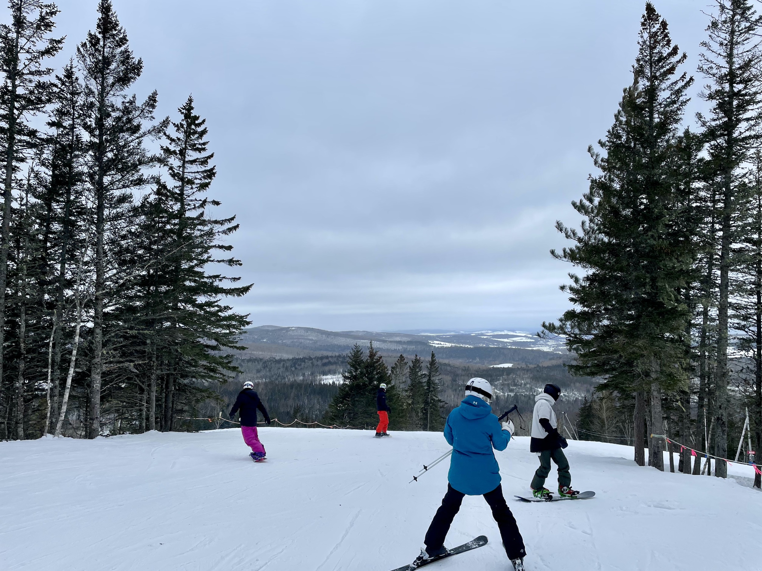 Ski Poley Mountain Near Sussex in New Brunswick - Out & Across