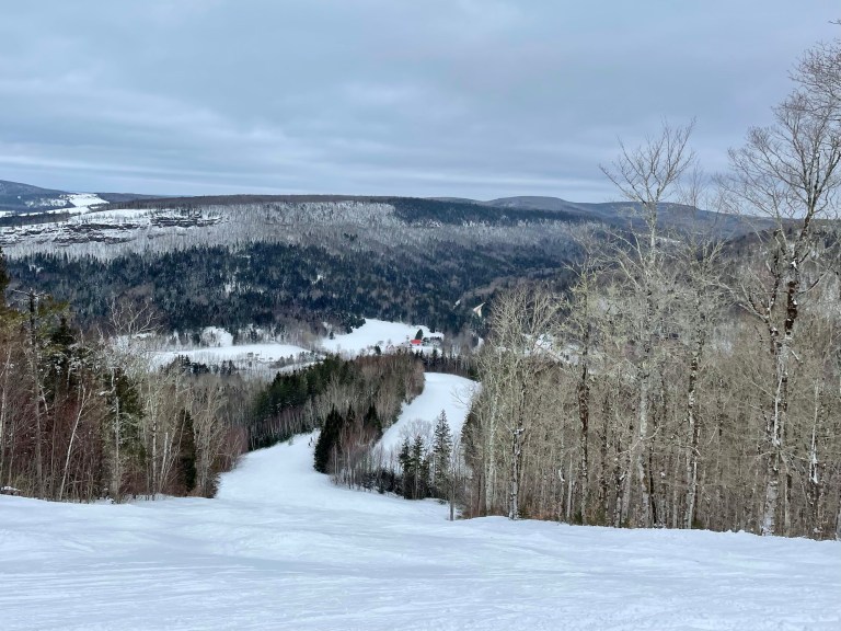 Ski Poley Mountain Near Sussex in New Brunswick - Out & Across