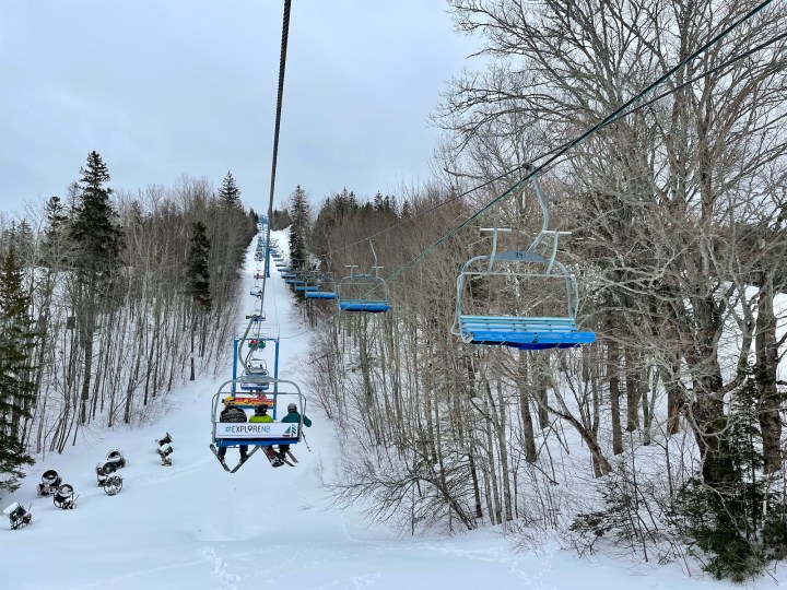 Ski Poley Mountain Near Sussex in New Brunswick - Out & Across