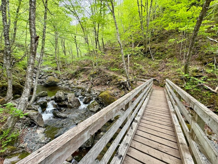 Uisge Bàn Falls Hike on Cape Breton Island, Nova Scotia - Out & Across